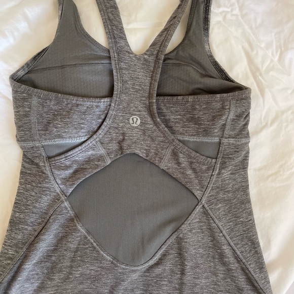 lululemon athletica | Tops | Lululemon Grey Tank Size 2 | Poshmark